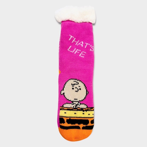 Peanuts | Accessories | Nwt Peanuts Sherpa Lined Socks Charlie Brown ...